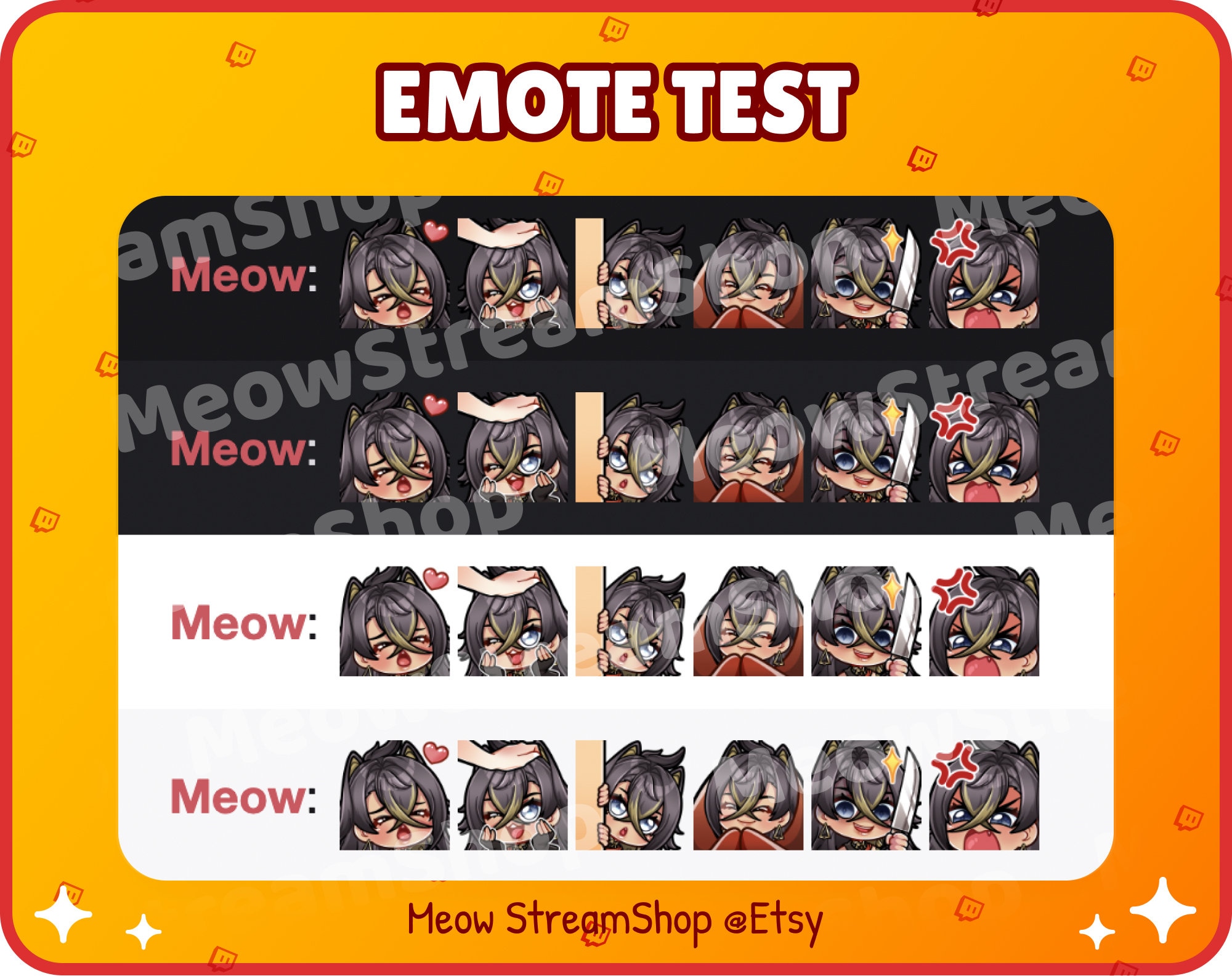 Twitch Emote / Dehya Emotes Pack 1 gasm Pat Lurk Comfy - Etsy Israel