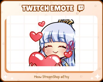 Kamisato Ayato Shrug Emote Genshin Impact for Twitch Discord Streamer ...