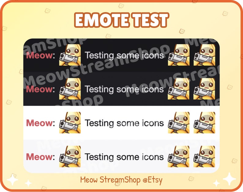 Twitch Emote / Cute Banana Gun, Angry, Rage, Gatling, Pistol Emotes ...