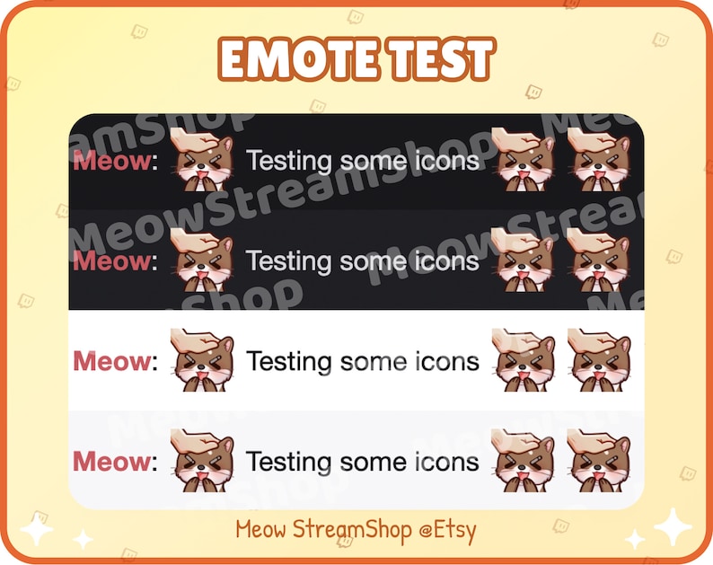 Twitch Emote / Cute Otter Pat Head Pat Happy Love Emotes / - Etsy