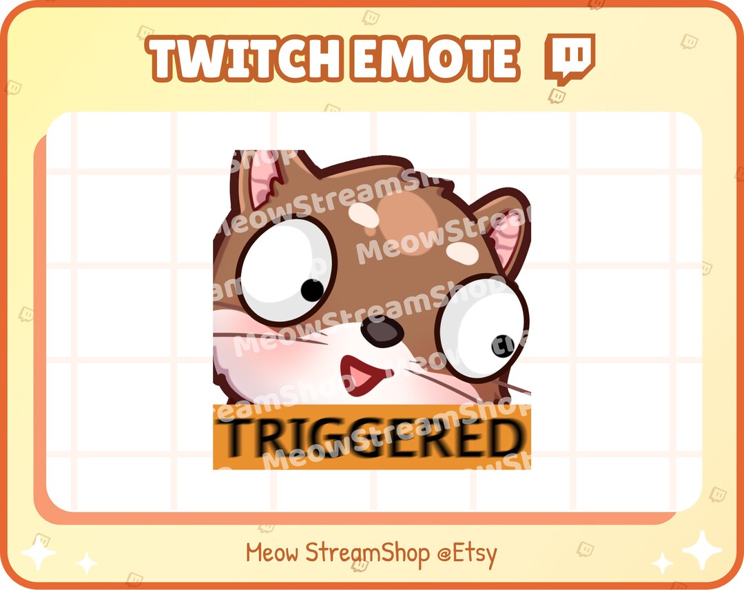 Twitch Emote / Cute Otter Triggered Meme Emotes / Kawaii Otter Beaver ...