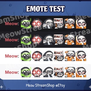 Twitch Emote / Cute Grim Reaper Emotes Pack 4 toxic, Woke, Salty, Bully ...