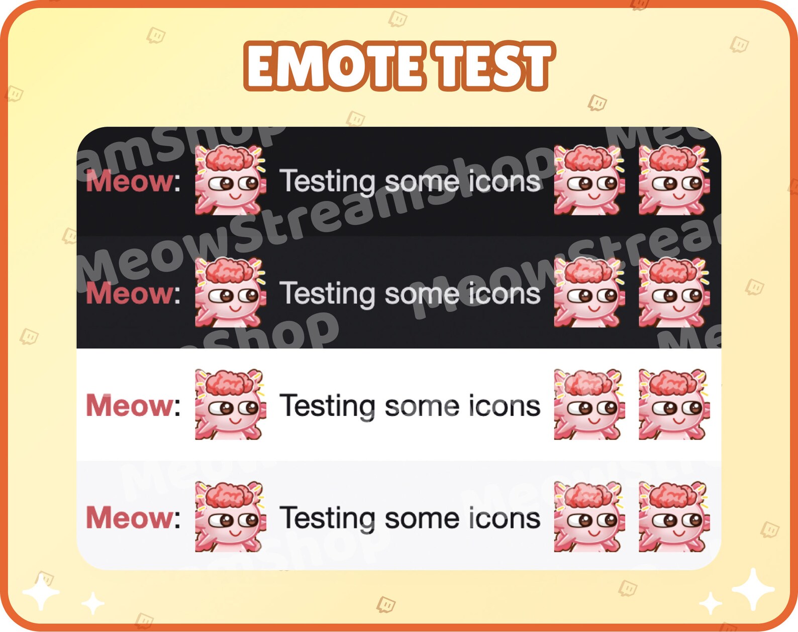Twitch Emote / Cute Axolotl Neuron Activated Brain Smart - Etsy