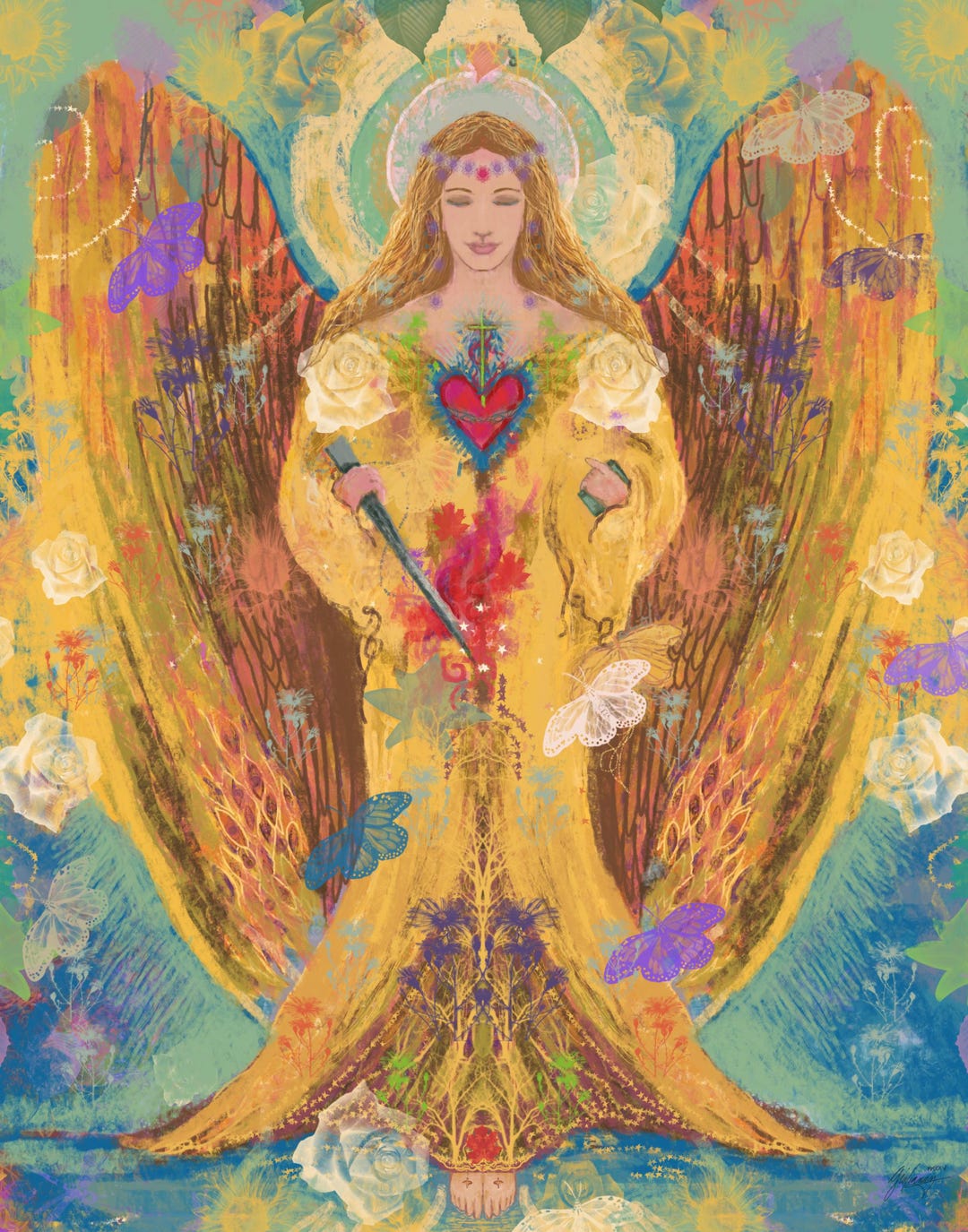 ARCHANGEL JOPHIEL/ Light of God/ Angel of Creativity Joy and Beauty ...