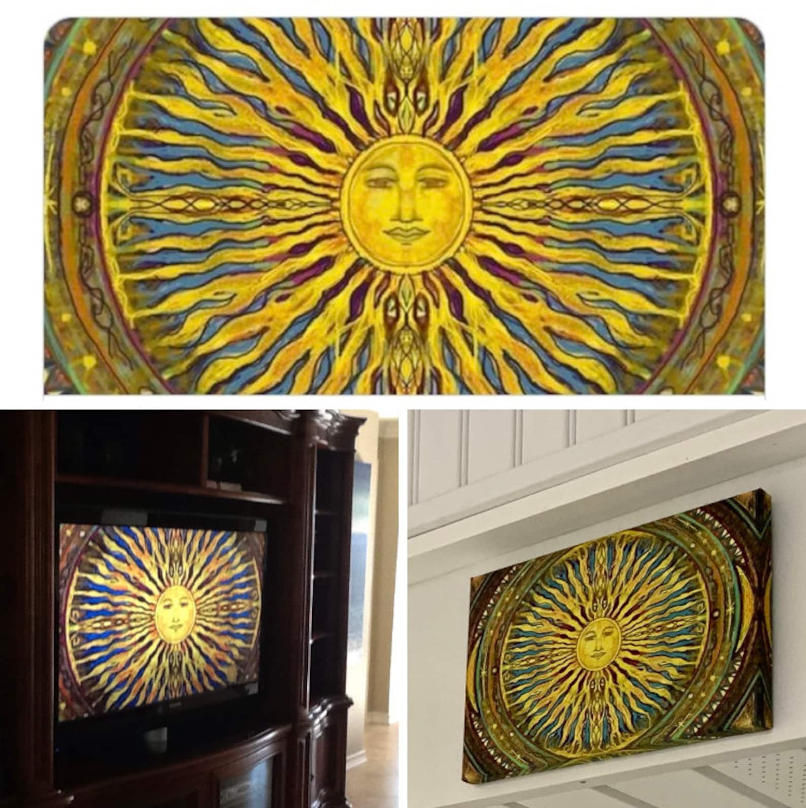 CBS SUN ART/ Collectors Item / Happiness in Home/sun Energy/ Symbol of ...