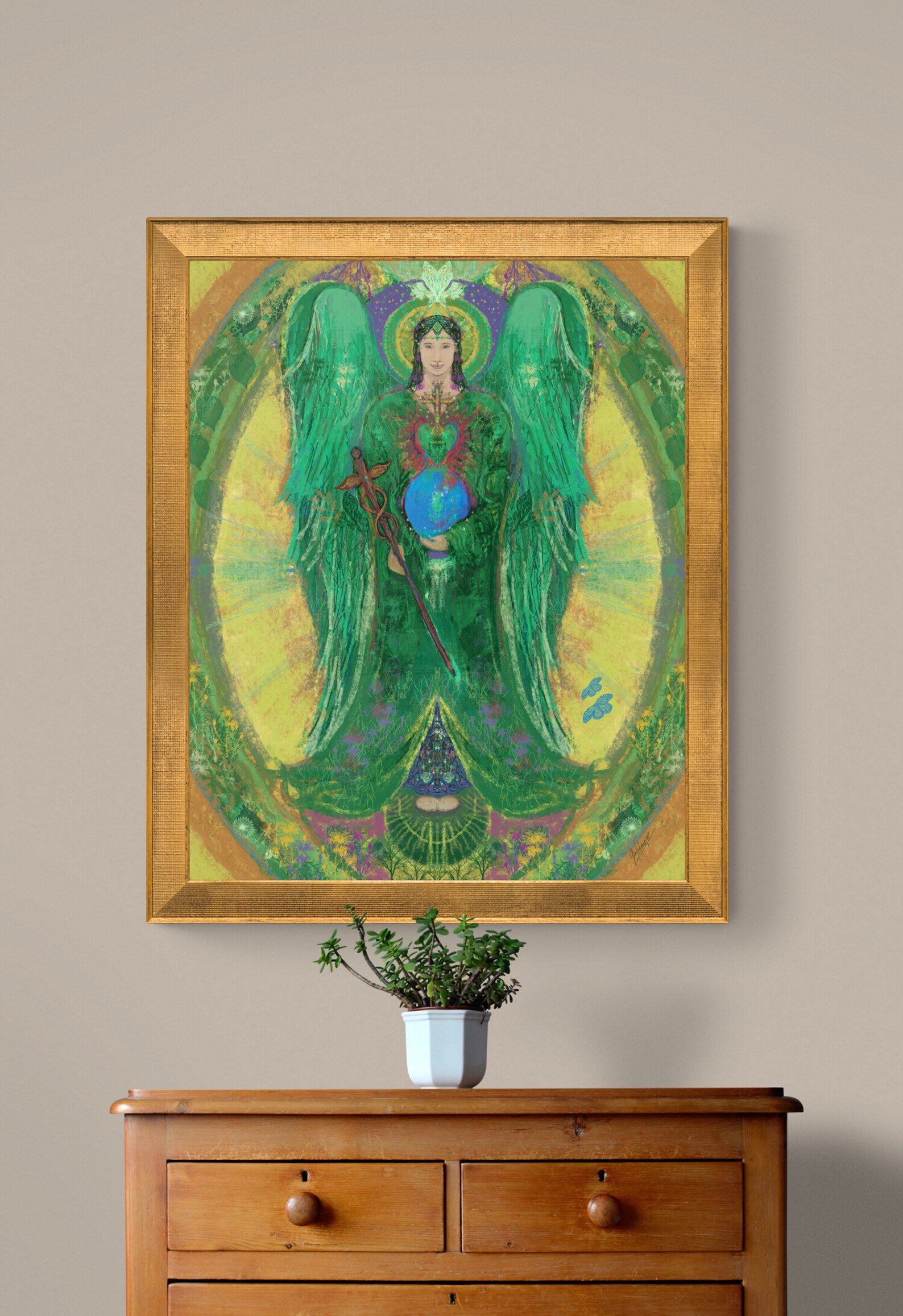 ARCHANGEL RAPHAEL Healer/guardian of Apothecary/ Holistic Home/ Sacred ...