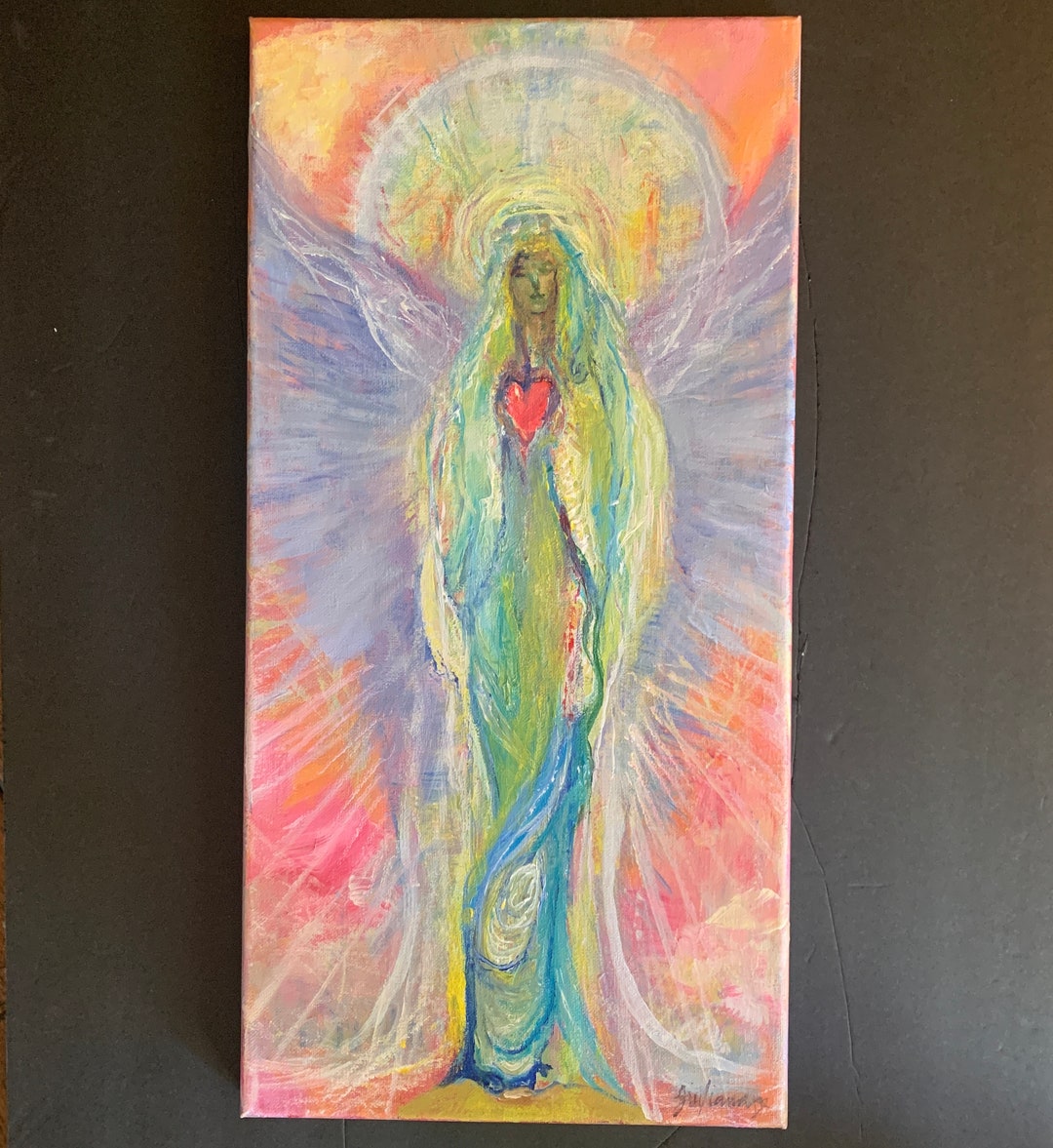 MARY MAGDALENE PAINTING/ High Frequency Art/ Holistic Home/ Original ...