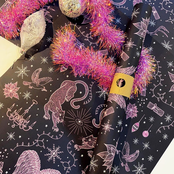 Neon Wrapping Paper - Etsy UK