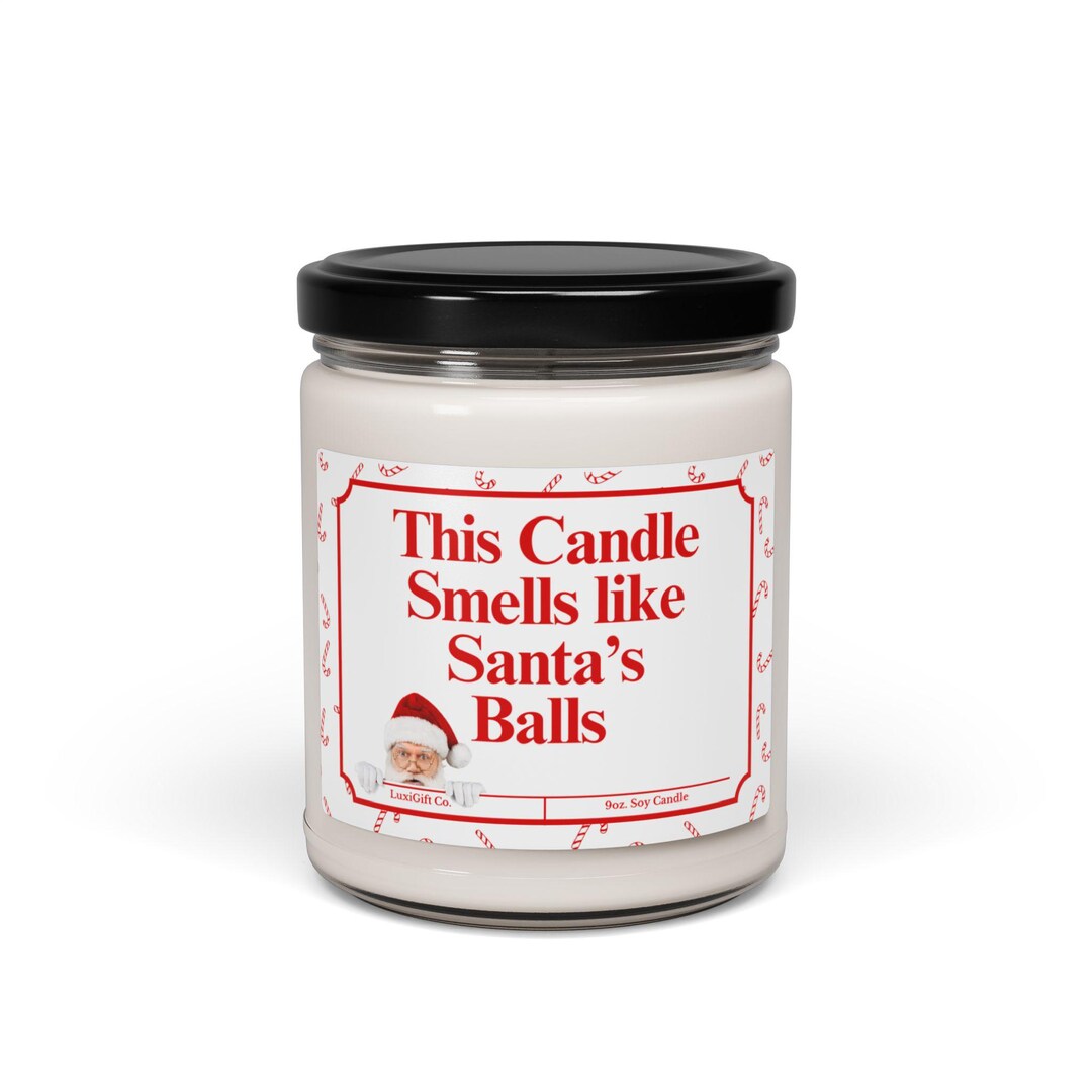 Christmas Candle Funny Candle This Candle Smells Like Santa's Balls ...