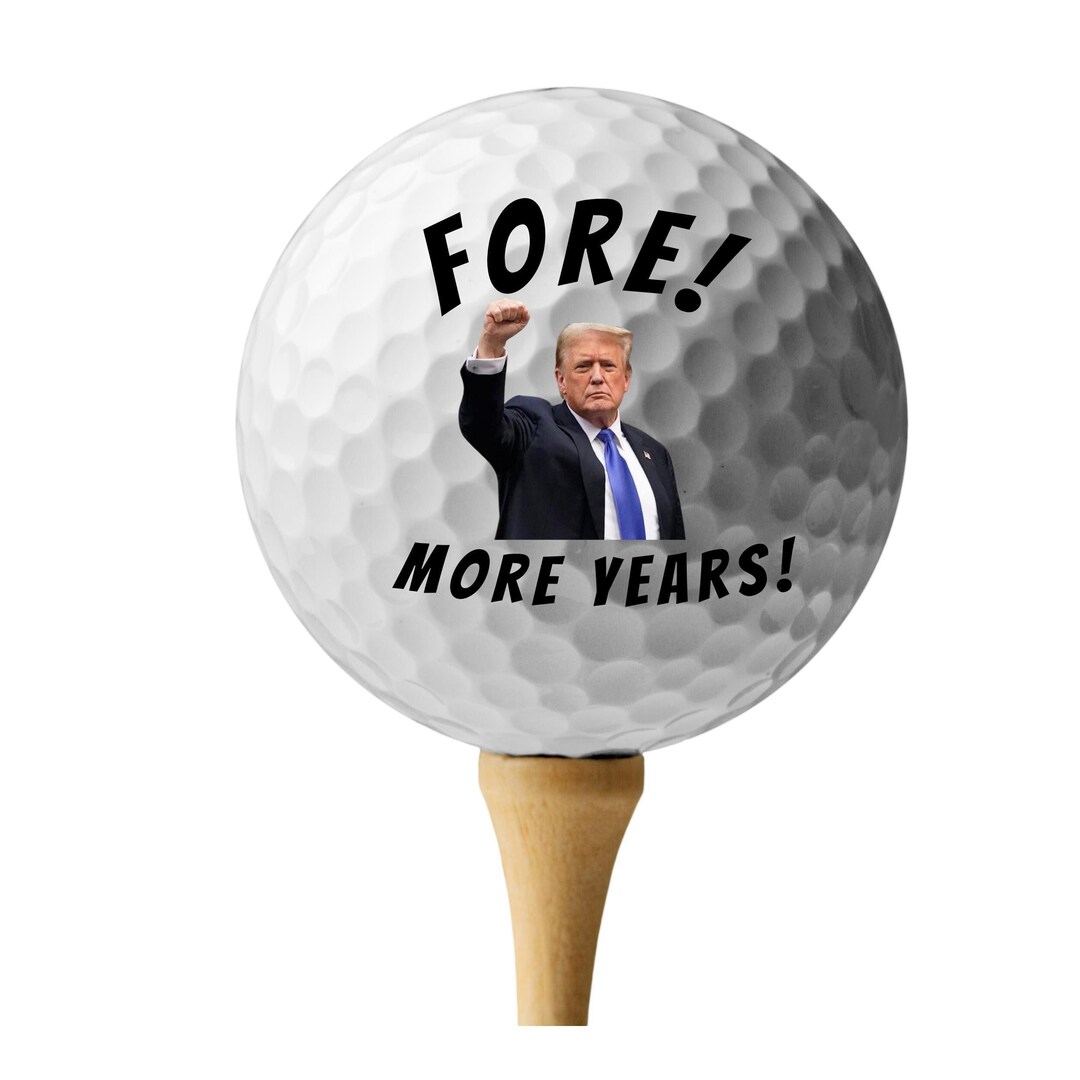 Fore! Trump Golf Ball Gift | Golf Gifts for Men | Gifts for Father’s ...