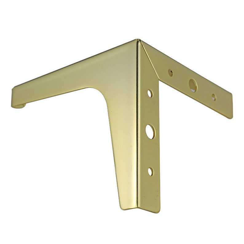 4pc Golden Triangle Metal Furniture Legs Sofa Legs Black - Etsy