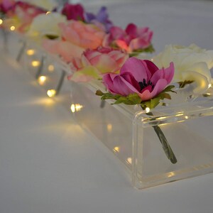 Rectangular Floral Centerpiece for Dining Table 24 Inches - Etsy