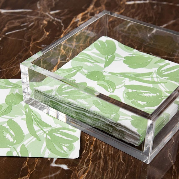 Acrylic Napkin Rack Cocktail Napkin Storage Rack Thickened - Etsy
