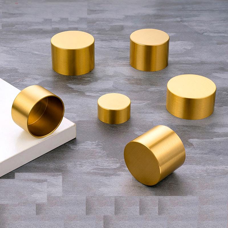 Brass Furniture Feet Caps - Etsy