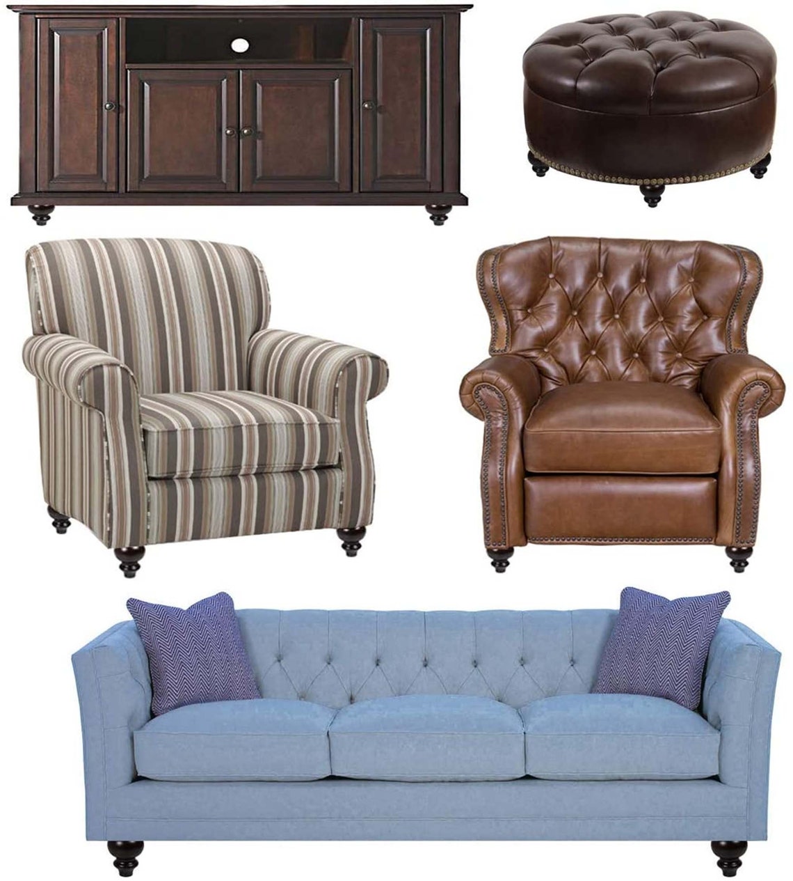 Wood Sofa Legs 4 Inch Turned Furniture Legs Set of 4 for Couch | Etsy