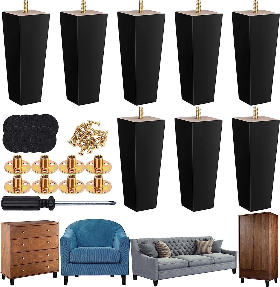 Wood Furniture Legs Couch Legs Sofa Legs Replacement Chair Legs Square ...
