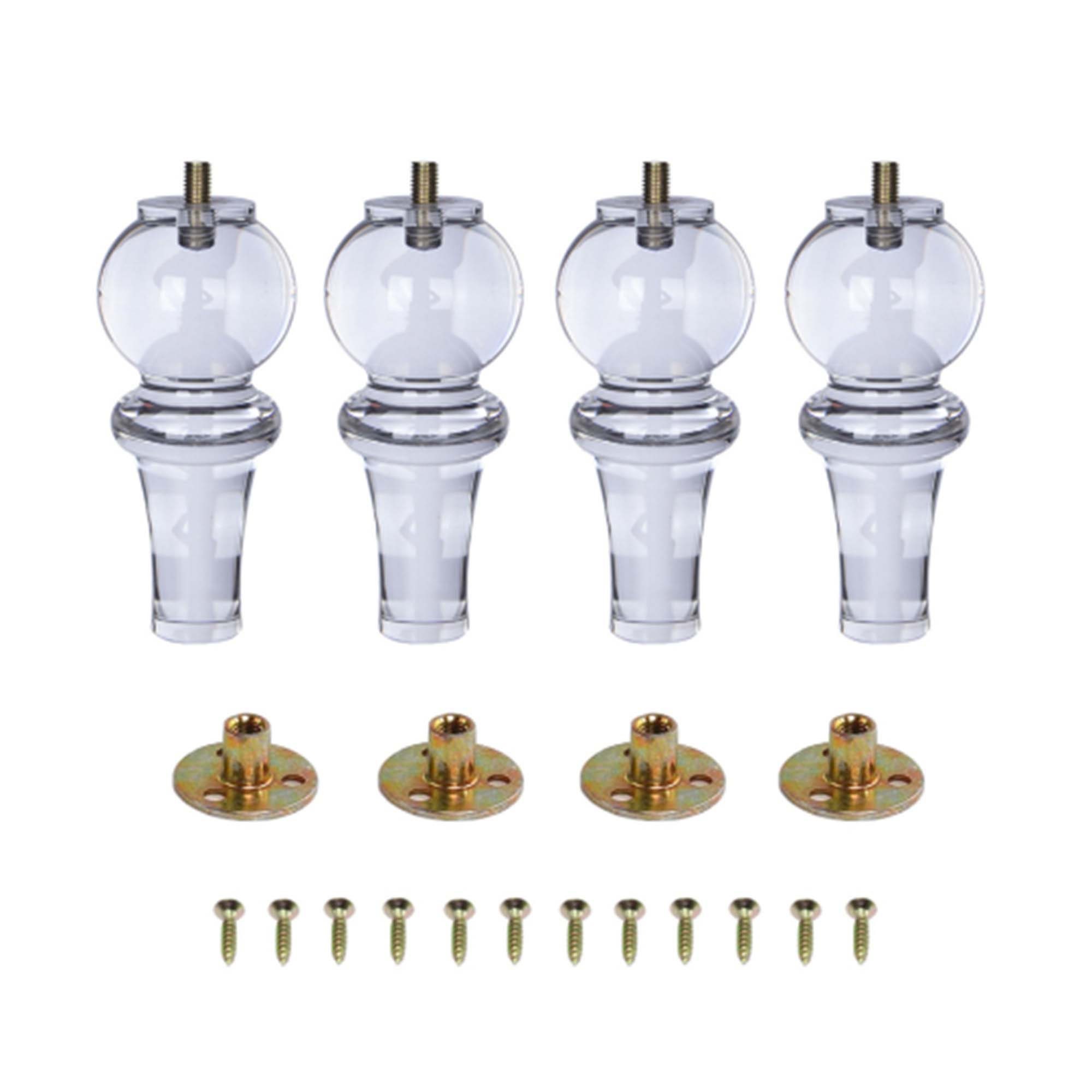 4pcs Heavy Duty Modern Acrylic Furniture Legs Sets as | Etsy