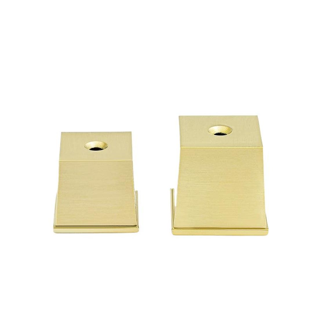 4pc Golden Leg Cap, Square Feet Cover, Gold Sleeves, Table Leg ...