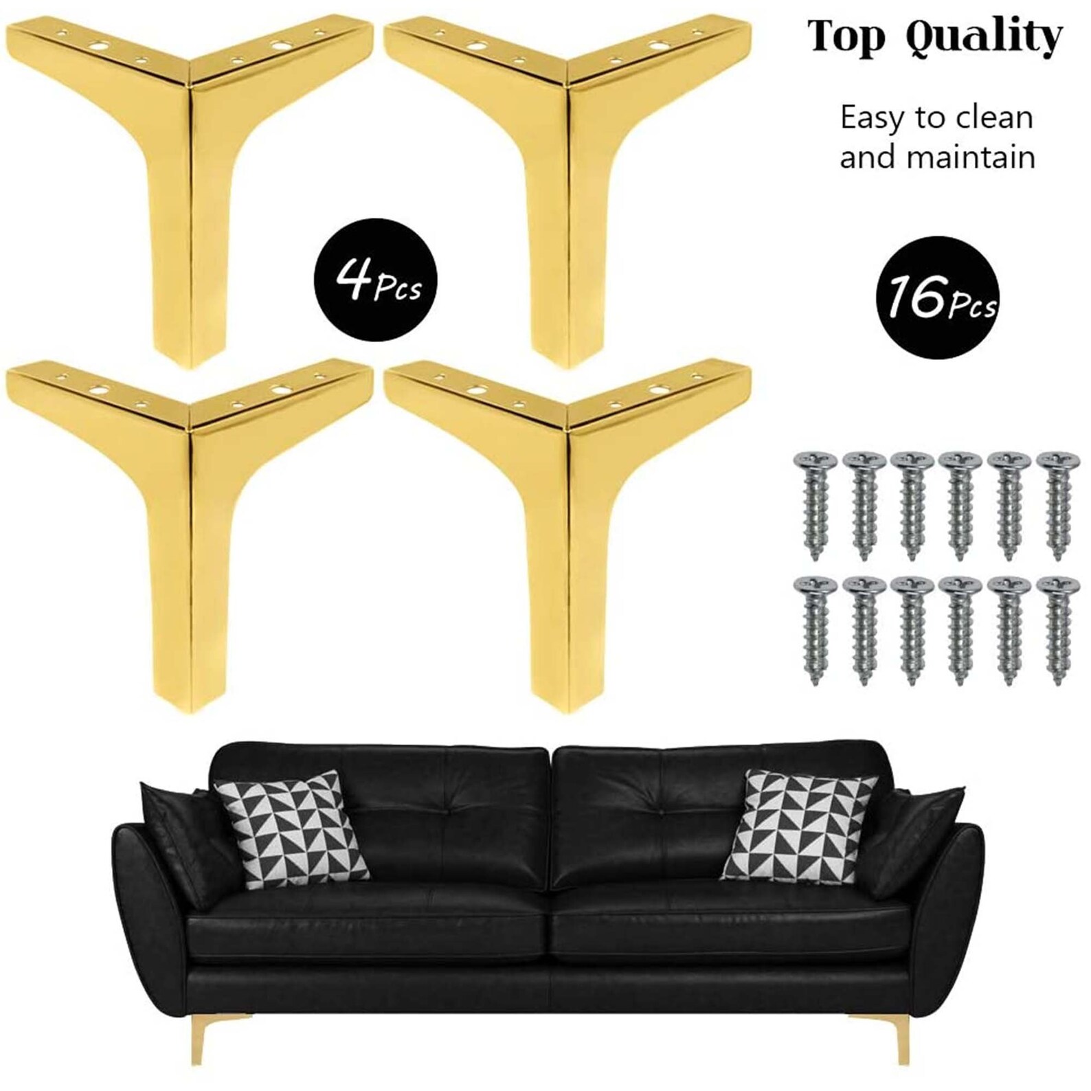 4pcs 7 Inch Furniture Legs Modern Style Furniture Sofa Legs - Etsy