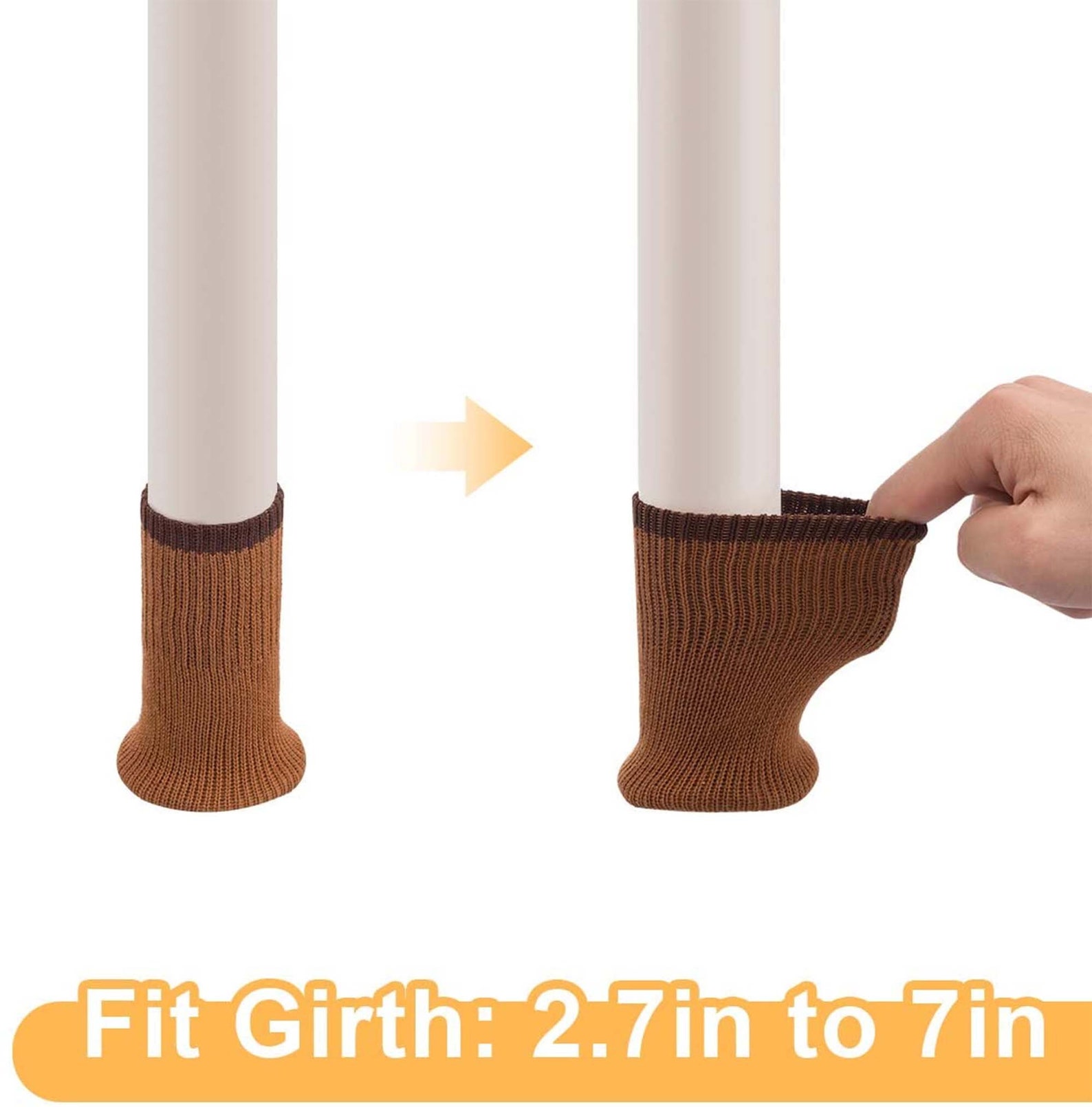 Chair Leg Socks24pcs Knitted High Elastic Furniture Floor - Etsy