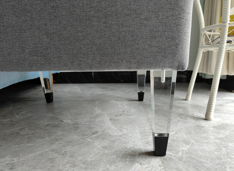 Acrylic Furniture Feet Replacement Cabinet Feet Modern Home - Etsy