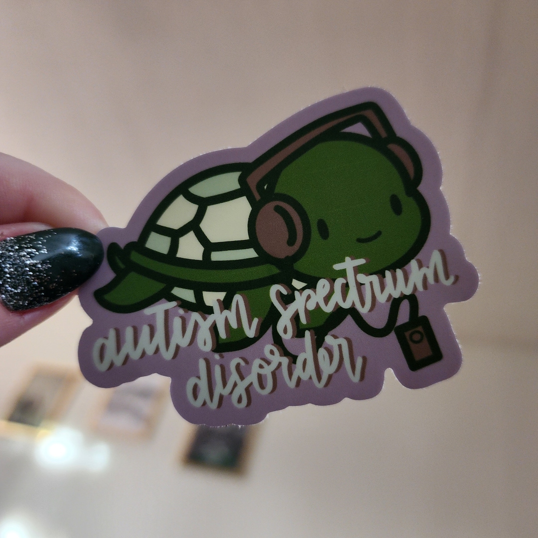 Autism Spectrum, Turtle - 3" Sticker - Etsy