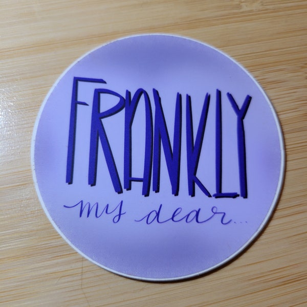 Frankly My Dear - Etsy