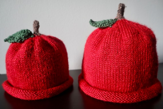 Fruit and Veggie Knit Hats | Etsy