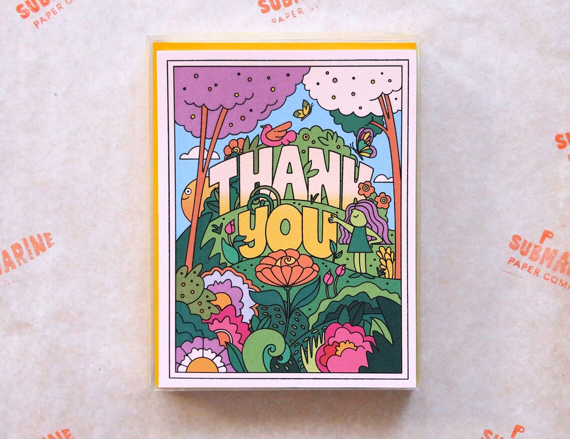 Thank You Naturally Boxed Set of 6 Cards and 6 Envelopes | Etsy