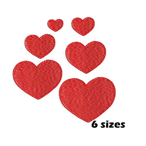Love Embroidery Design Heart Machine Embroidery Design - Etsy