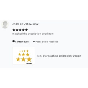 Mini Star Embroidery Designs Instant Download 10 Sizes - Etsy