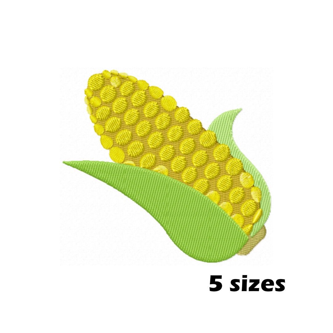 Corn Machine Embroidery Designs, Instant Download 5 Sizes - Etsy