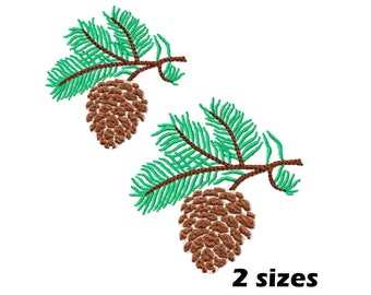 Pine Cone Embroidery - Etsy