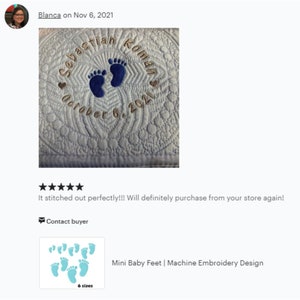 Mini Baby Feet Embroidery Designs, Instant Download - 6 Sizes - Etsy