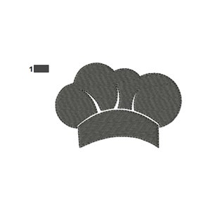 Chef Hat Embroidery Design, Instant Download - 4 Sizes - Etsy