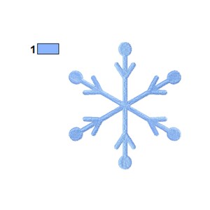 Snowflake Embroidery Design, Instant Download 6 Sizes - Etsy