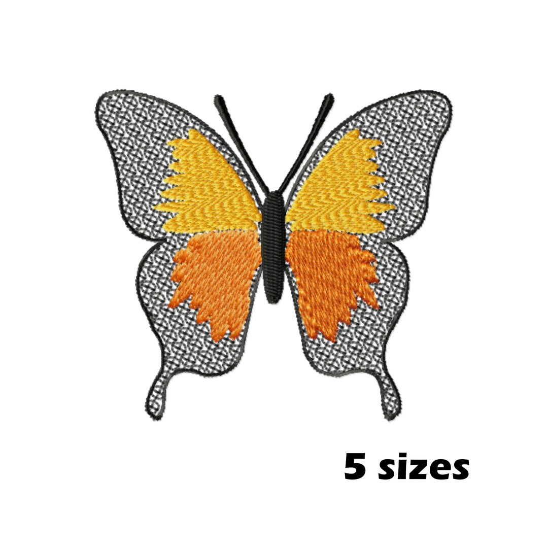 Butterfly Embroidery Designs, Instant Download 5 Sizes - Etsy