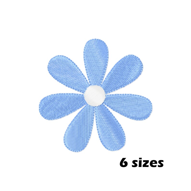 Mini Daisy Flower Embroidery Designs Instant Download 6 - Etsy