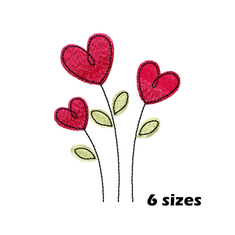 Heart Flower - Etsy