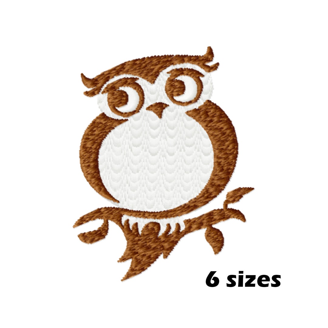 Wise Owl Embroidery Designs, Instant Download 6 Sizes - Etsy