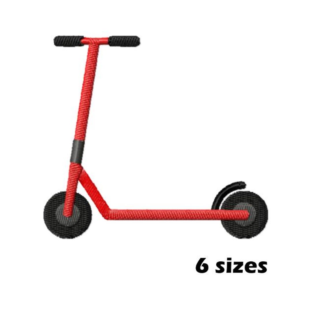Kick Scooter Embroidery Design, Instant Download - 6 Sizes - Etsy
