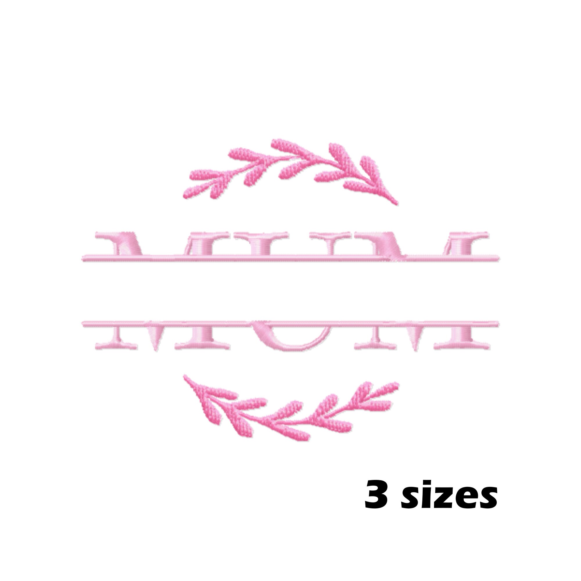 Mum Split Monogram Embroidery Designs Instant Download 3 - Etsy