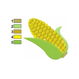 Corn Machine Embroidery Designs, Instant Download - 5 Sizes - Etsy