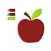 Mini Apple Embroidery Designs, Instant Download - 6 Sizes - Etsy