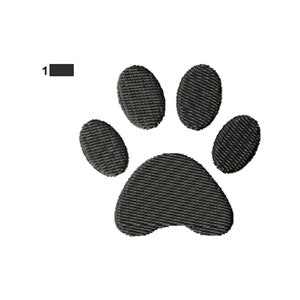 Mini Paw Print Embroidery Designs, Instant Download - 6 Sizes - Etsy