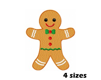 Gingerbread Man Embroidery Design. Mini Gingerbread Man. - Etsy