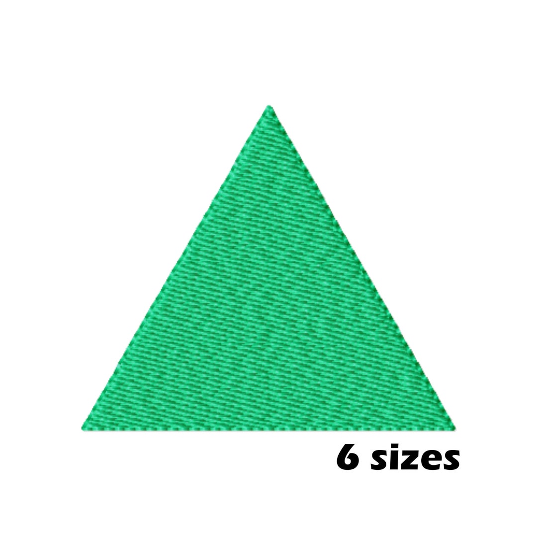 Triangle Shape Embroidery Designs, Instant Download 6 Sizes - Etsy