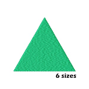 Triangle Shape Embroidery Designs, Instant Download 6 Sizes - Etsy