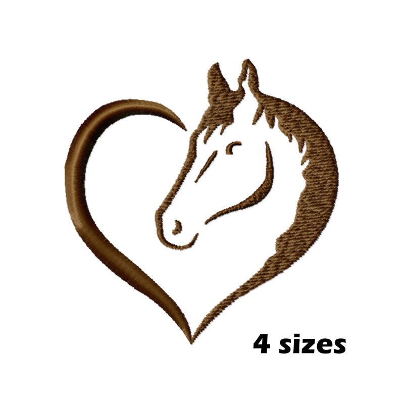 Horse Embroidery Files - Etsy