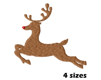 Rudolf Embroidery - Etsy